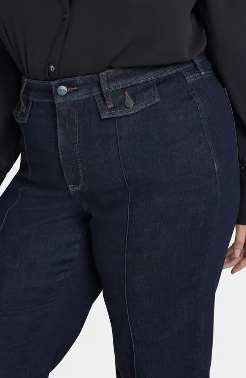 NYDJ Teresa Slit Hem Wide Leg Jeans - Magical