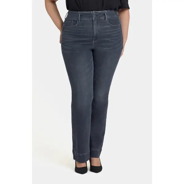 NYDJ Barbara Hollywood Bootcut Jeans - Graphite Hill