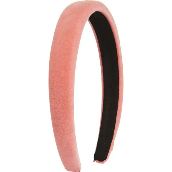 Tasha Velvet Padded Headband - Pink
