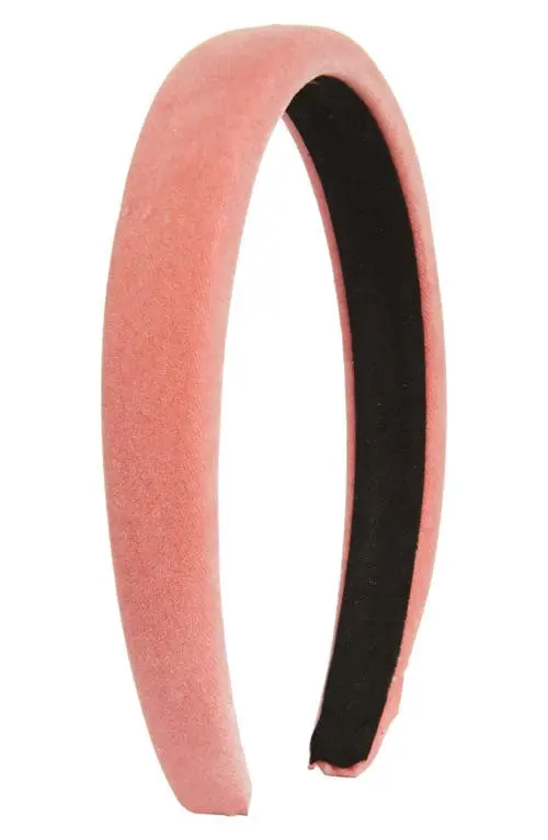 Tasha Velvet Padded Headband - Pink