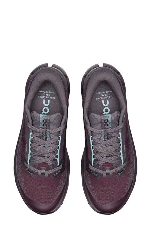 On Cloudsurfer Trail 2 Waterproof Trail Running Shoe - Urchin/pebble