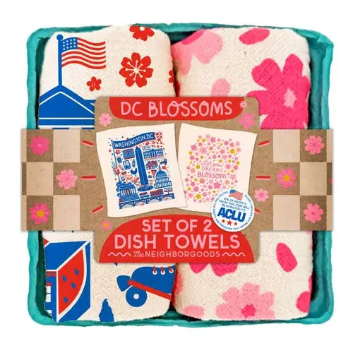 THE NEIGHBORGOODS Dc Blossomsdish Towel Set Of 2 - No Color