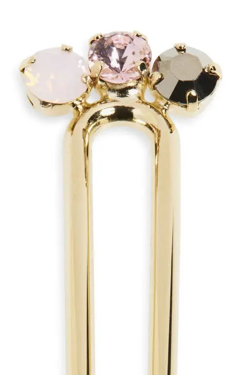 L. Erickson Lucia Chignon Pin - Pink/multi