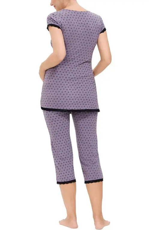KIMI + KAI Luna Maternity Nursing 2-piece Pajama Set