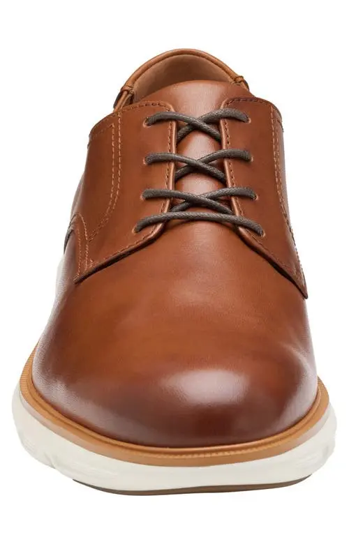 Johnston & Murphy Larkin Plain Toe Derby - Tan Italian Calfskin