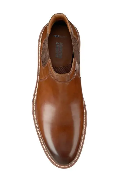 Johnston & Murphy Upton Chelsea Boot - Tan Full Grain
