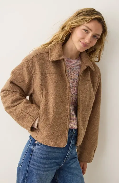 Marine Layer Bouclé Crop Jacket