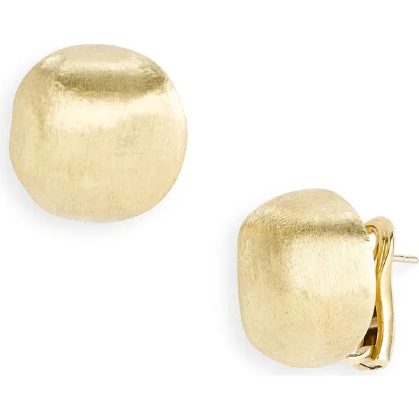 Marco Bicego Africa Button Stud Earrings - Gold