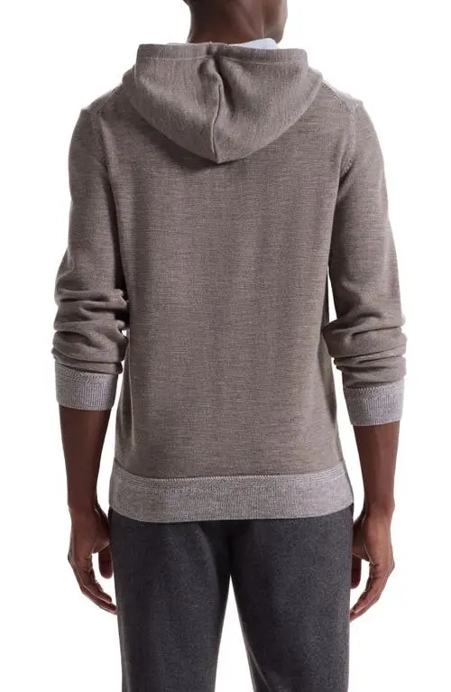 Bugatchi Merino Wool Hooded Sweater