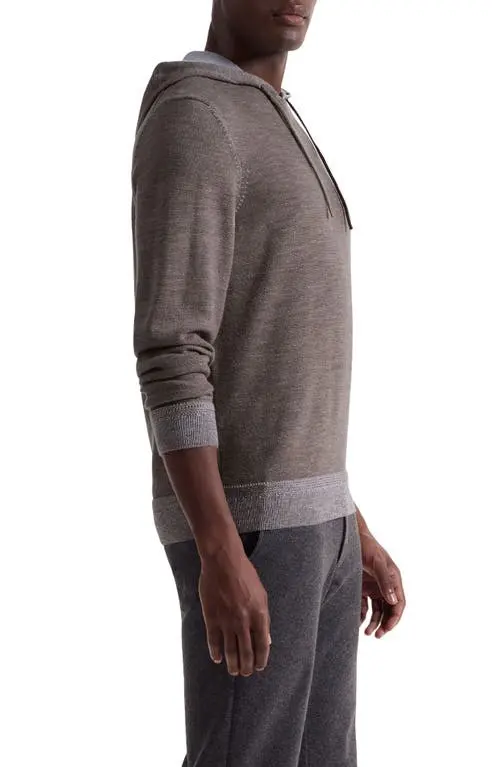 Bugatchi Merino Wool Hooded Sweater