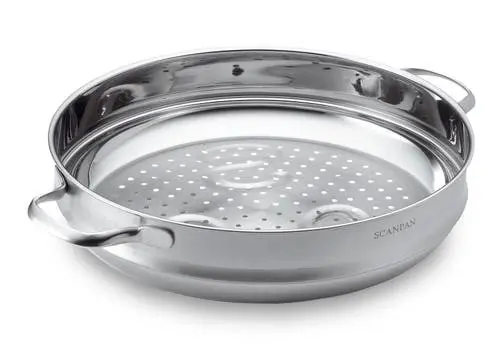 SCANPAN Classic 12.5 Inch Steamer Insert - Silver