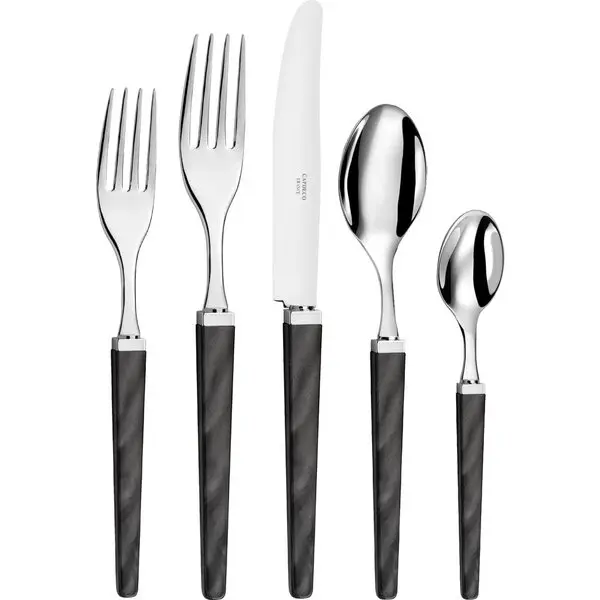 CAPDECO Quio5 Piece Place Setting - Black