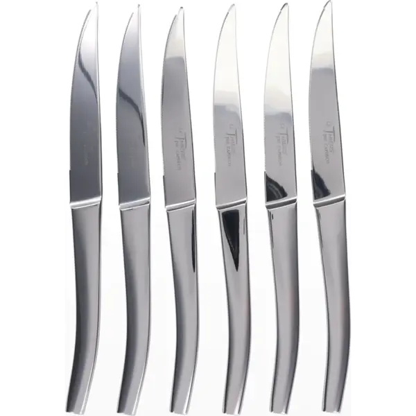 CAPDECO Le Thiersbox Of 6 Steak Knives - Shiny Handle