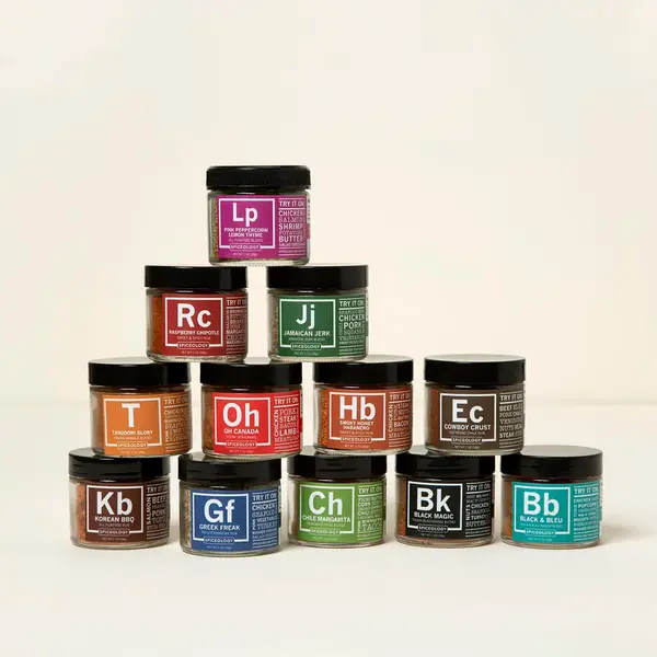 UNCOMMON GOODS Periodic Table Of Flavor Rub Set Spiceology - None