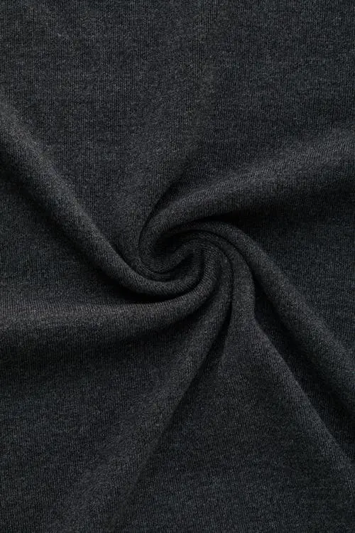 WOLF VS. GOAT (WVG) Henley Short Sleeve Viscose Interlock - Black
