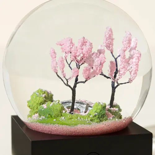 UNCOMMON GOODS Cherry Blossom Snow Globe Coolsnowglobes