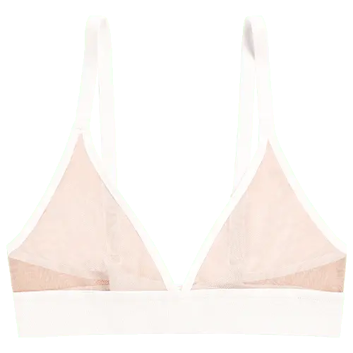 NEGATIVE UNDERWEAR Sieve Triangle Bra - Buff