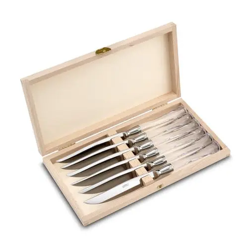 CAPDECO Venusbox Of 6 Steak Knives - Crystal