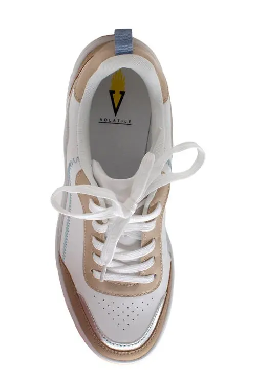 VOLATILE Sloane Lace-up Sneakers - White