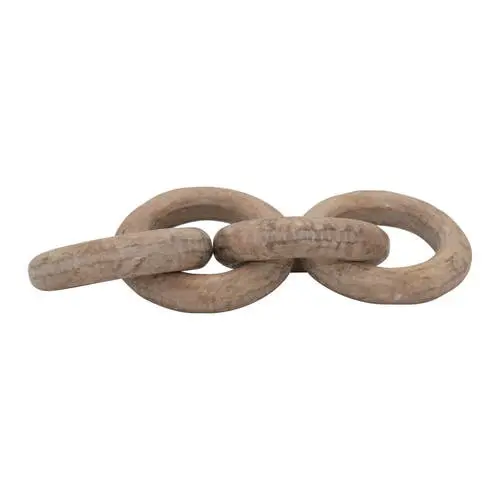 STORIED HOME Mango Wood Carved Chain