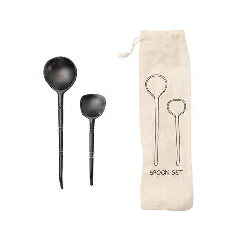 STORIED HOME Bloomingville Horn Spoons