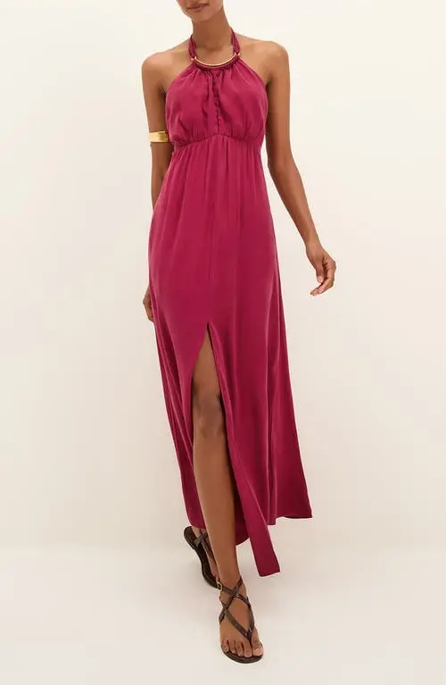 VIX PAULA HERMANNY Solid Joy Cover-up Maxi Dress - Pink