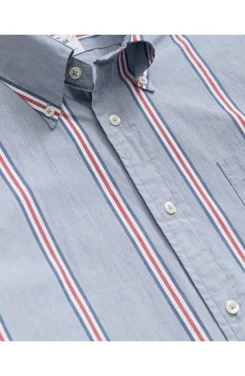 Brooks Brothers Friday Regular Fit Stripe Poplin Button-down Shirt
