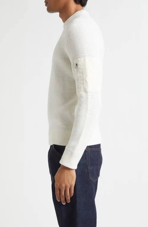 Herno Waffle Stitch Merino Wool Sweater