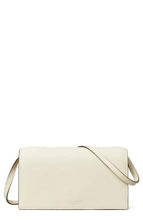 Tory Burch Perry Wallet Crossbody Bag - Light Cream
