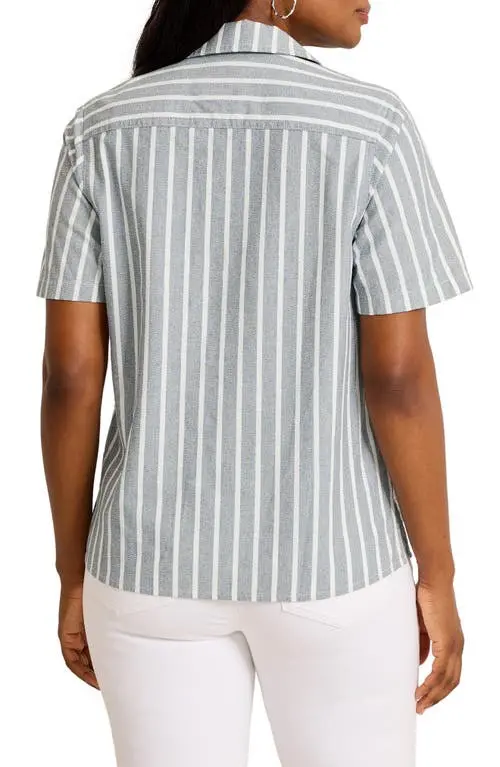 Tommy Bahama Chambray Stripe Utility Shirt