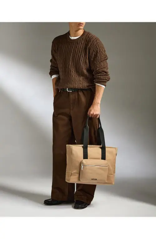 ANTLER Icon Tote Bag - Sand
