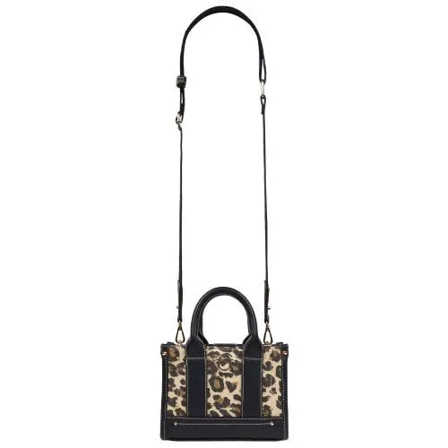 True Religion Leopard Print Mini Tote