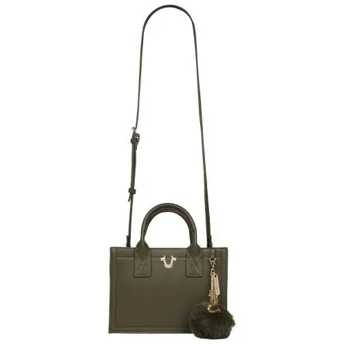 True Religion Pom Dangle Modern Tote