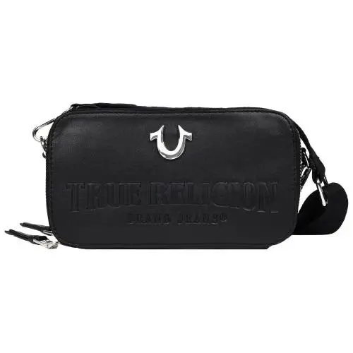 True Religion Double-zip Horseshoe Camera Bag - Black