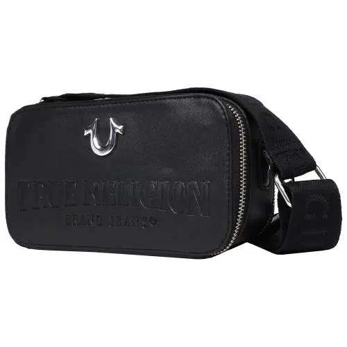 True Religion Double-zip Horseshoe Camera Bag - Black
