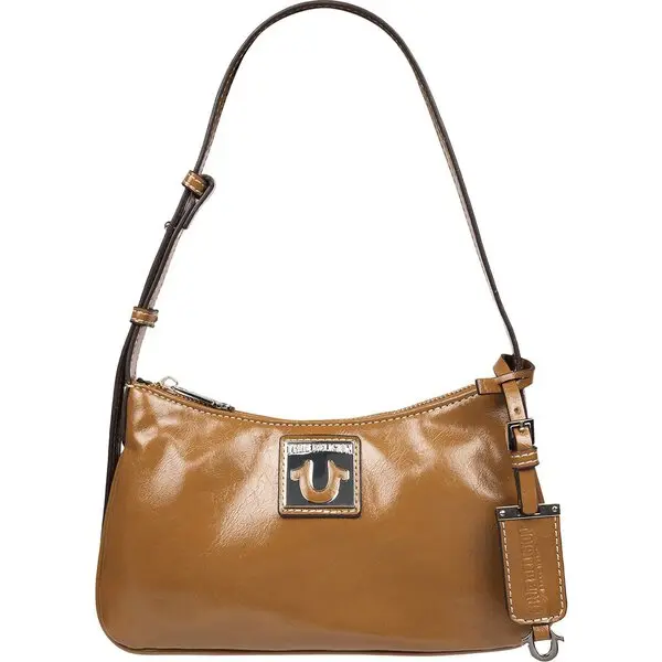 True Religion Crinkle Finish Shoulder Bag