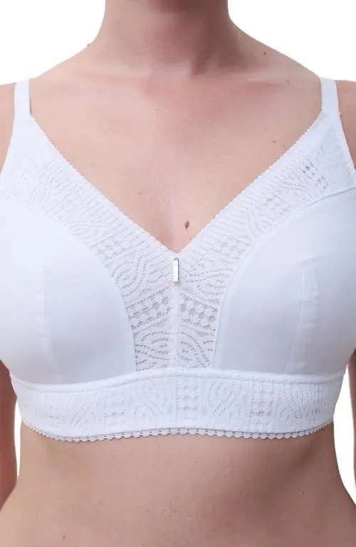 Chantelle Easy Support Wireless Bra - White