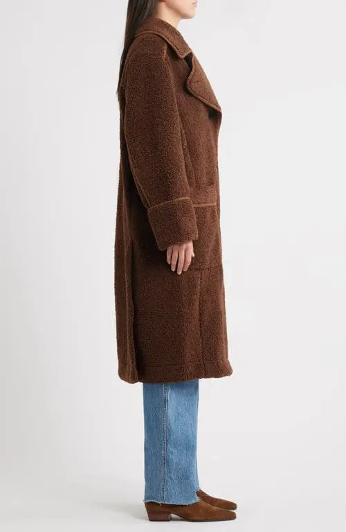 UGG Sema Uggfuff Coat - Deep Nutmeg