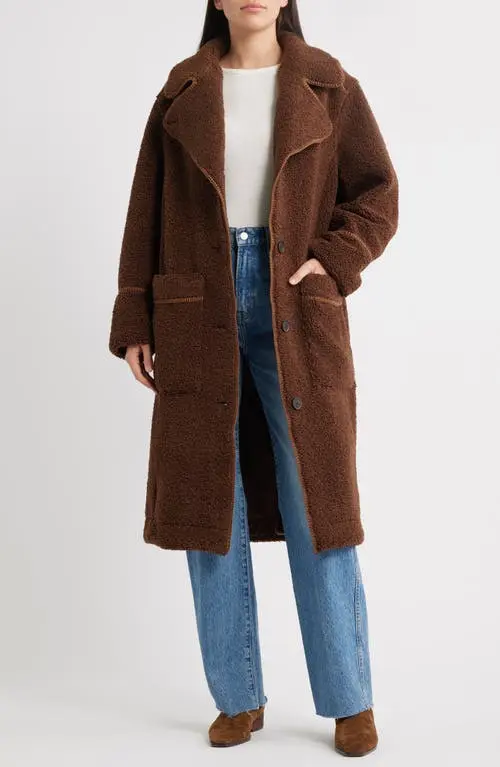 UGG Sema Uggfuff Coat - Deep Nutmeg