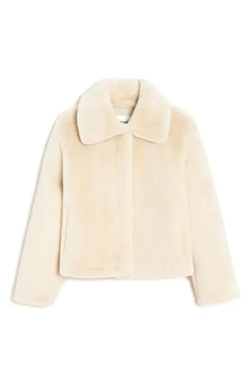 Apparis Elis Faux Fur Cropped Coat