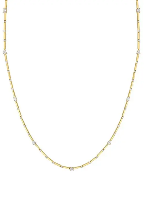 Bony Levy Liora Diamond Station Tennis Necklace - 18k Yellow Gold