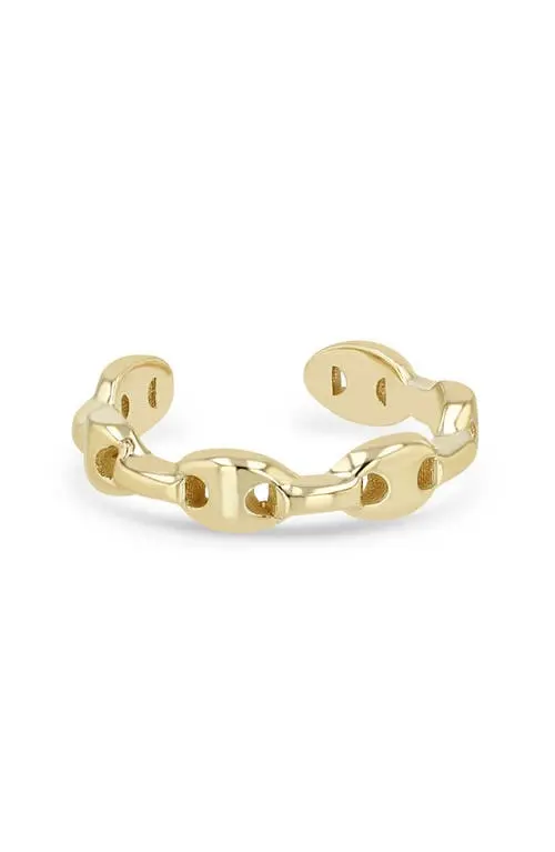 Zoe Chicco Mariner Link Ear Cuff - 14k Yellow Gold