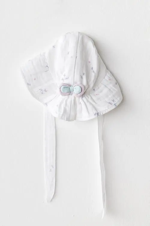 ANDY WAWA Butterfly Muslin Bow Hat
