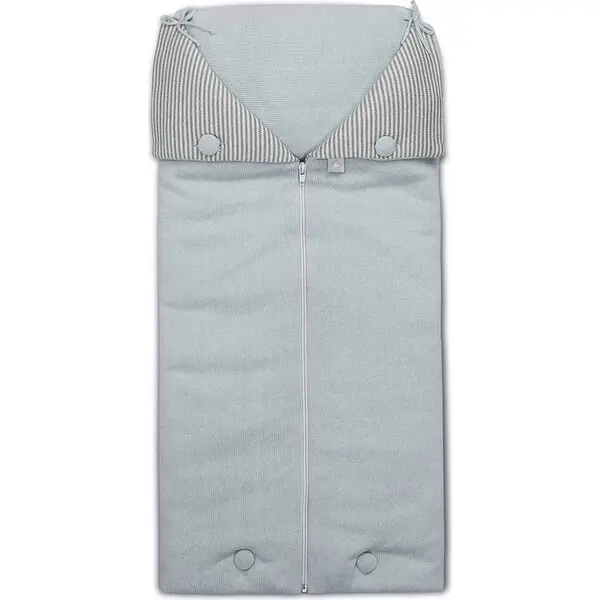 RIAN TRICOT Blanket Cocoon - Light Blue