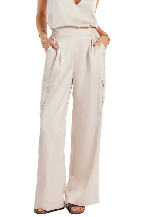 BISHOP + YOUNG Satin Cargo Pants