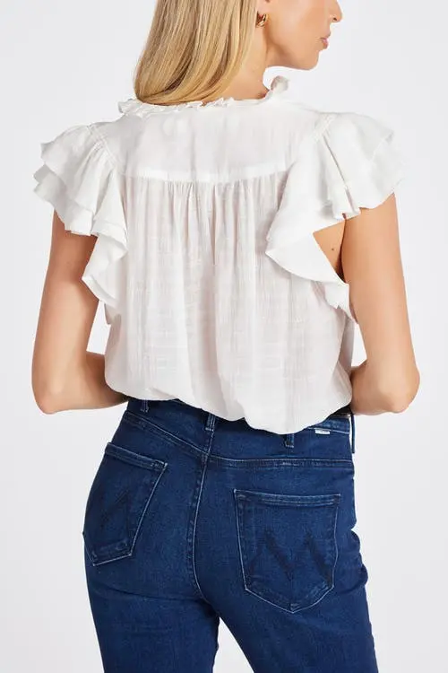 BISHOP + YOUNG Margarita Poplin Top