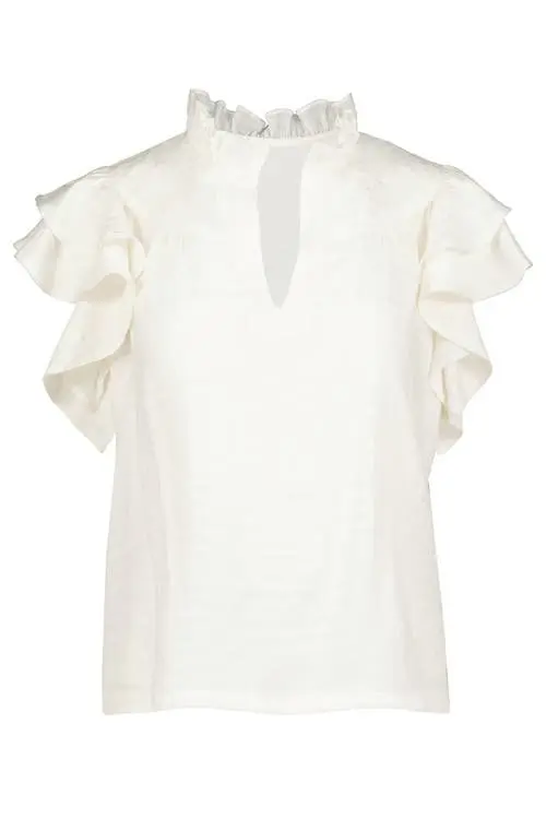 BISHOP + YOUNG Margarita Poplin Top