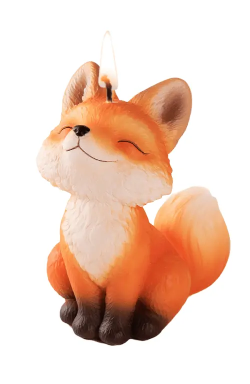 SOUTHLAKE GIFTS Fox Candle - Orange