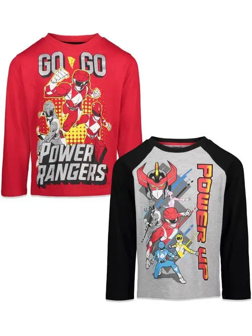 POWER RANGERS 2-pack Long Sleeve T-shirts