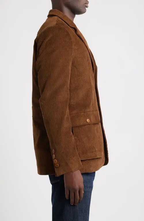 SCHOTT Corduroy Blazer - Brown